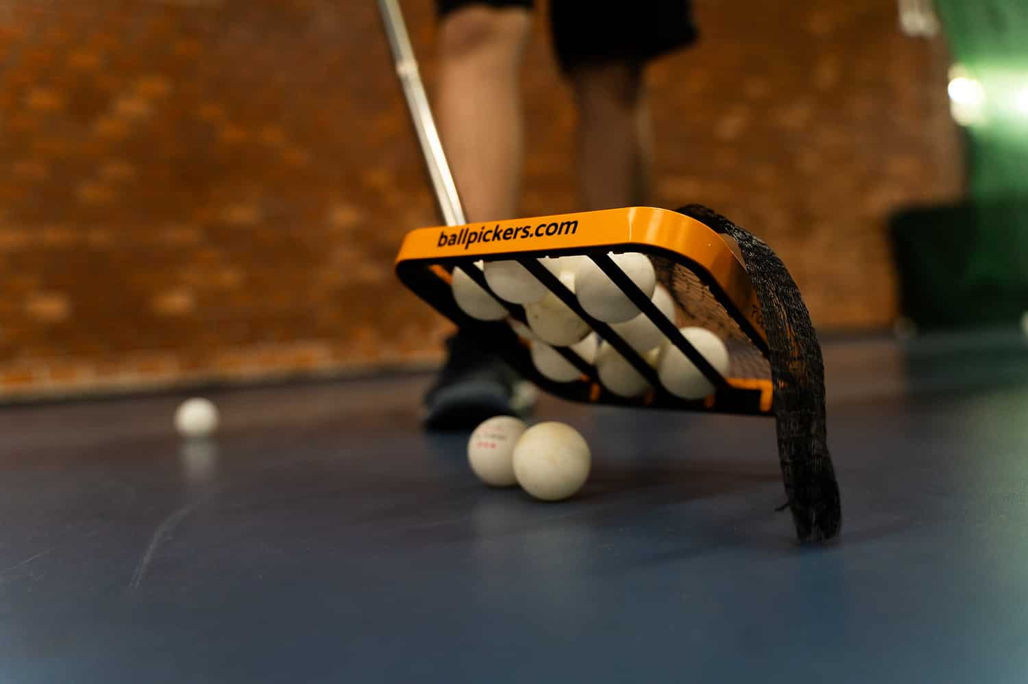 Pick'NGo Ballpicker - Black/Orange - Ballpickers.com