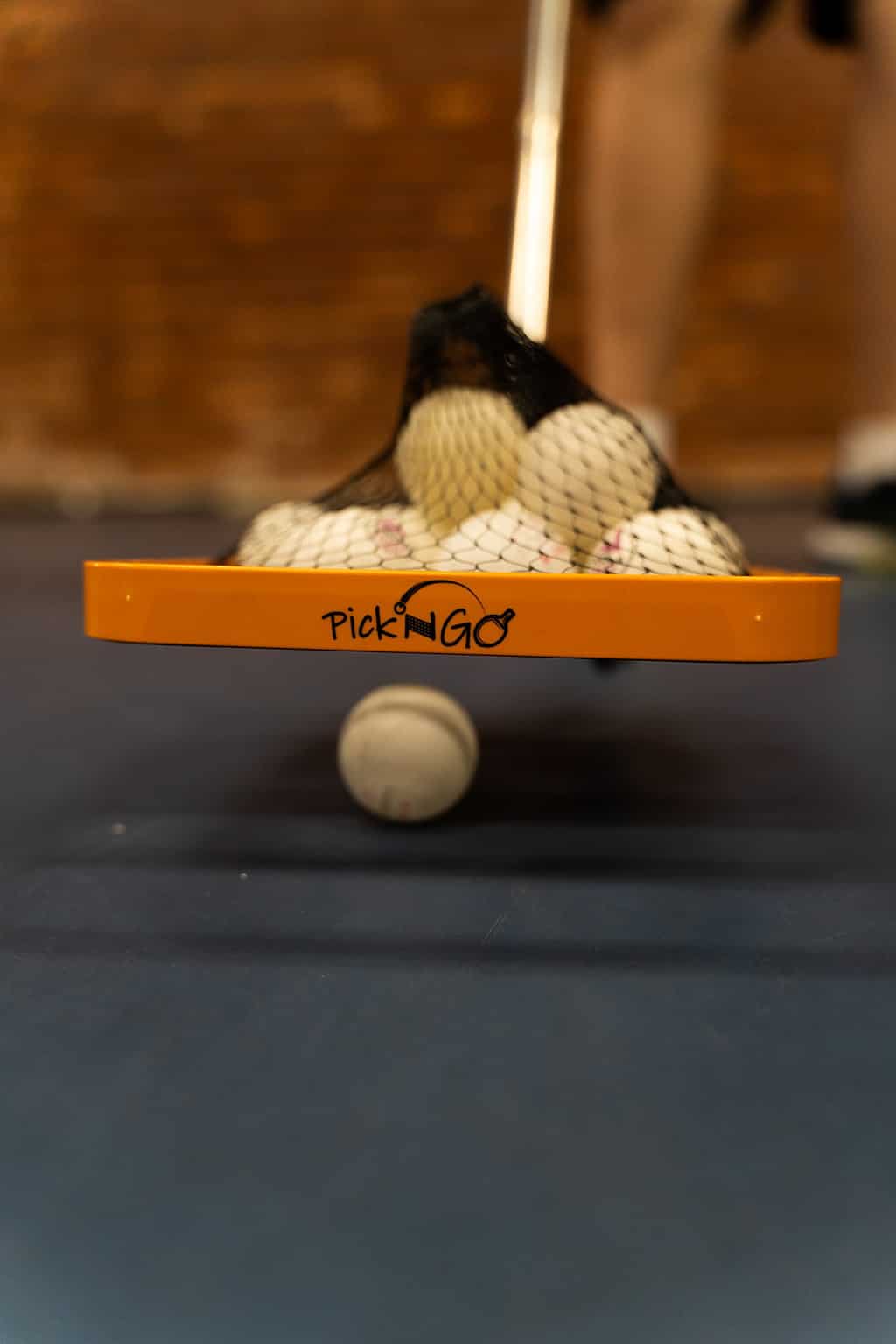 Pick'NGo Ballpicker - Black/Orange - Ballpickers.com